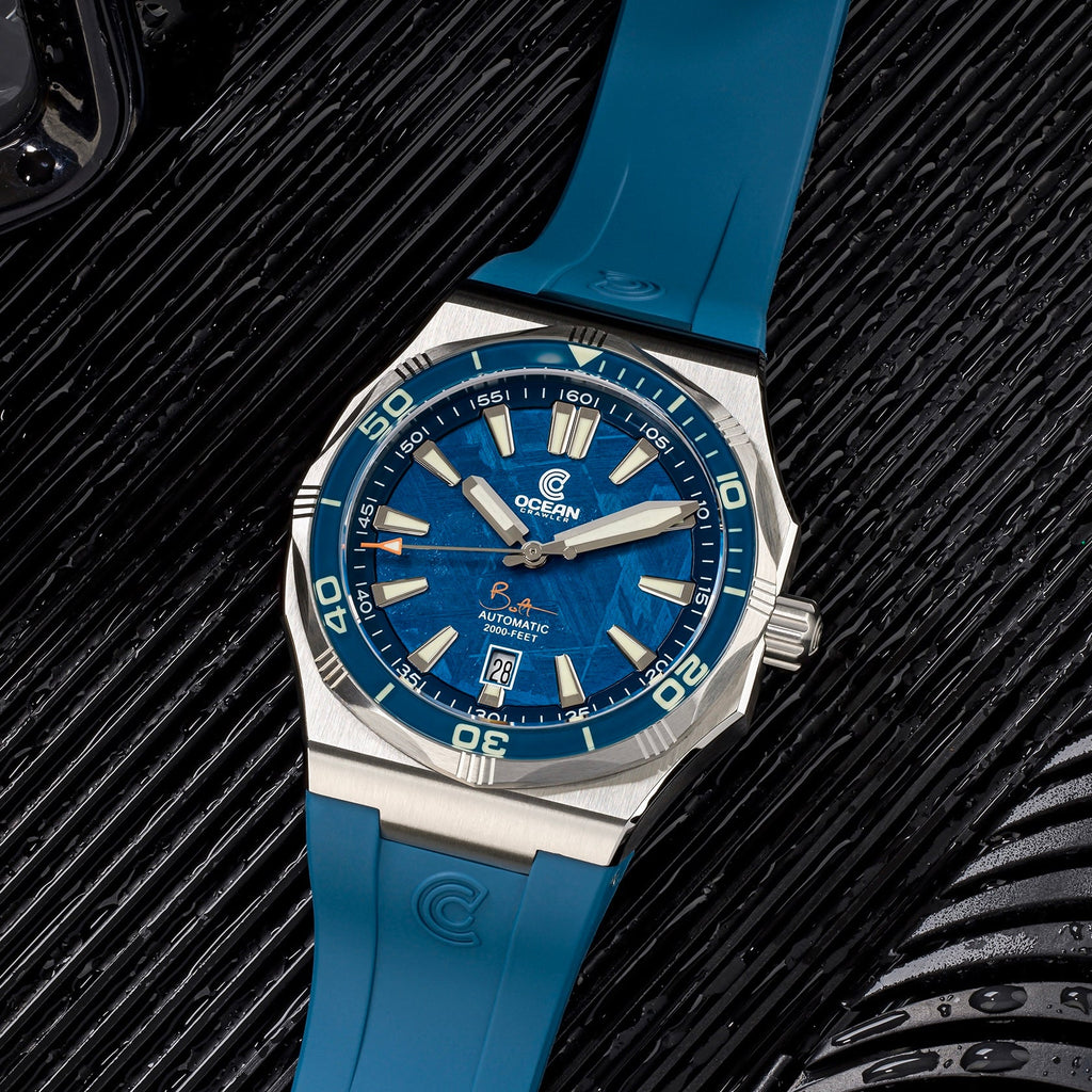 Ocean Crawler Bolt - Blue Meteorite - Preorder – Ocean Crawler Watch Co.