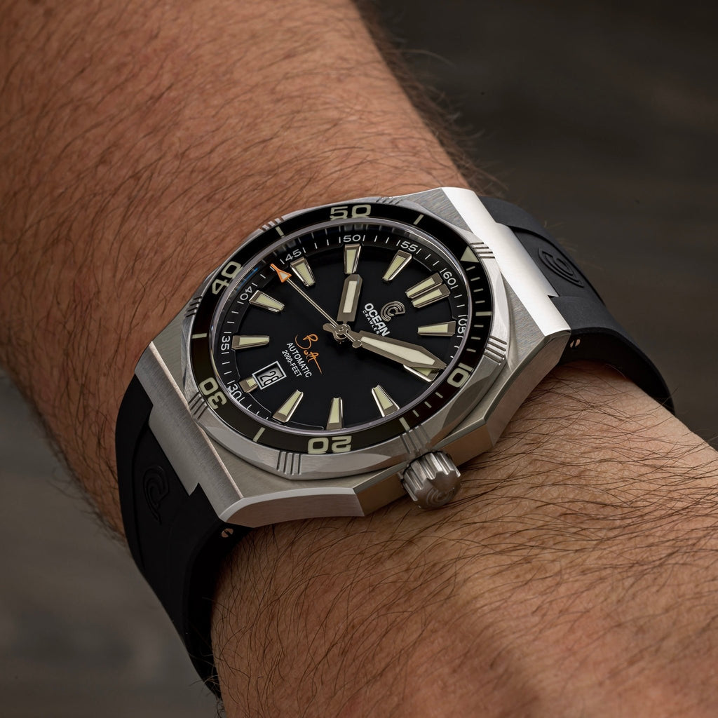 Bolt - Ultra Black – Ocean Crawler Watch Co.