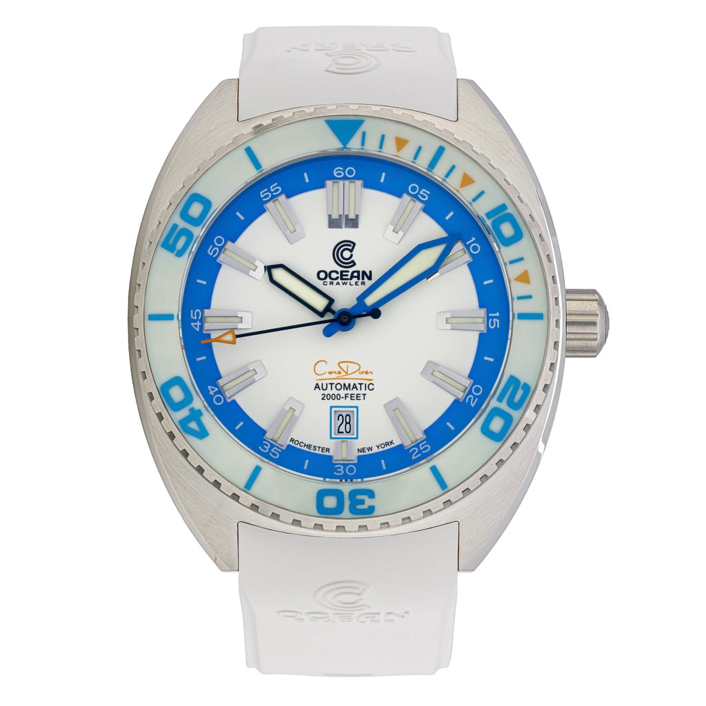 Ocean Crawler Core Diver - Spring Time 2024 - Full Lume Blue - 2 Straps ...