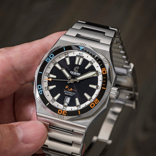 Ocean Crawler Bolt - Black – Ocean Crawler Watch Co.