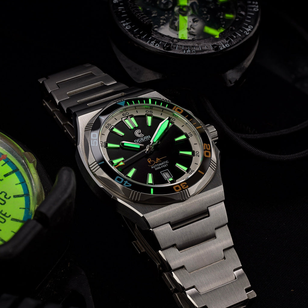Ocean Crawler Bolt - Black – Ocean Crawler Watch Co.