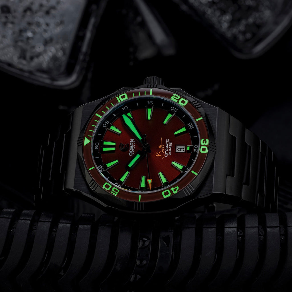 Bolt DLC - Red – Ocean Crawler Watch Co.