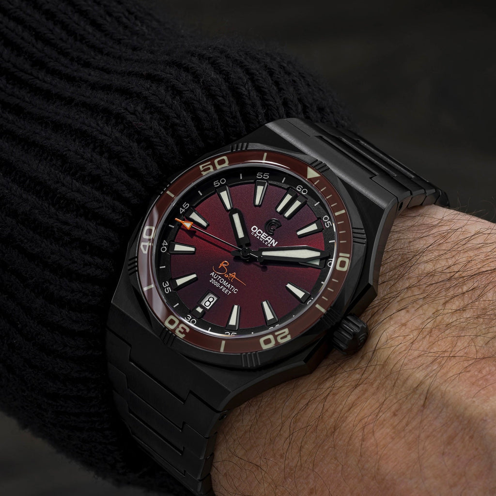 Bolt DLC - Red – Ocean Crawler Watch Co.