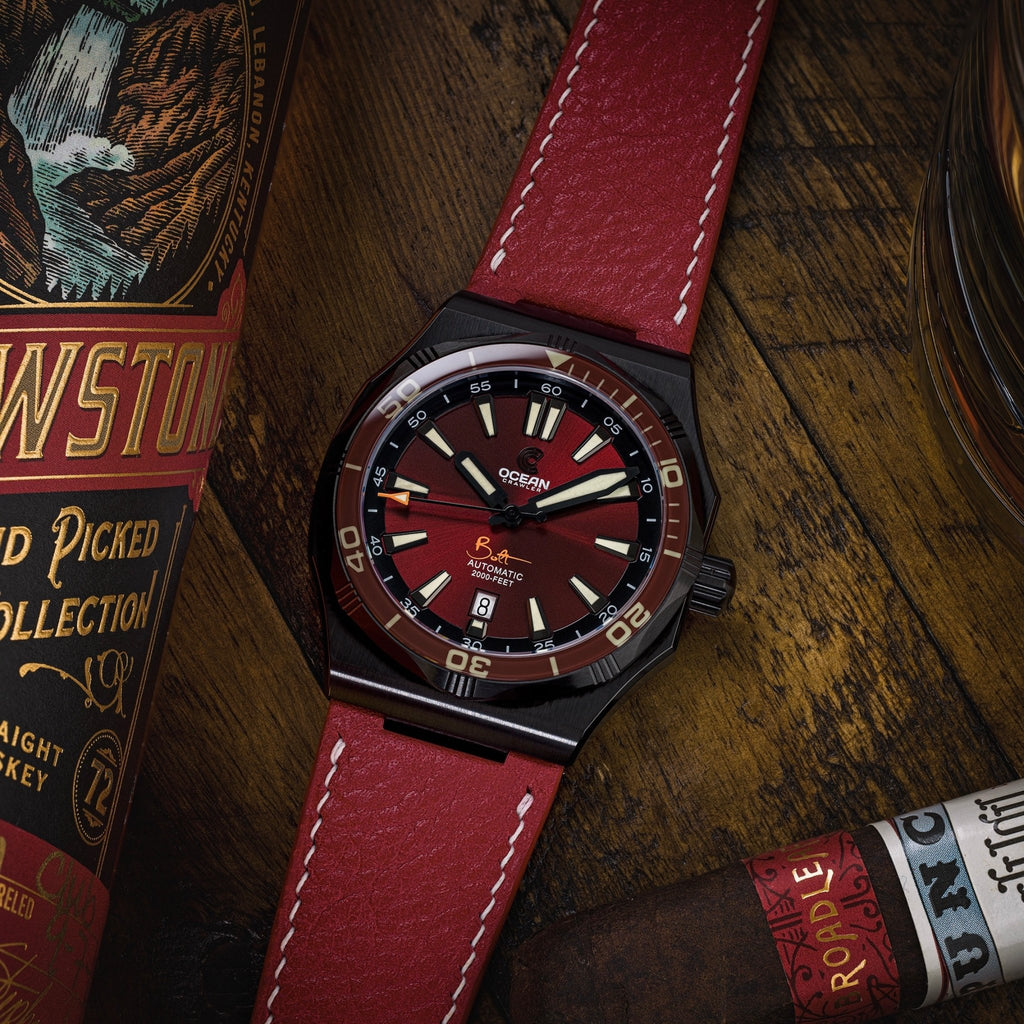 Bolt DLC - Red – Ocean Crawler Watch Co.