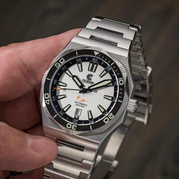 Bolt - Full Lume – Ocean Crawler Watch Co.