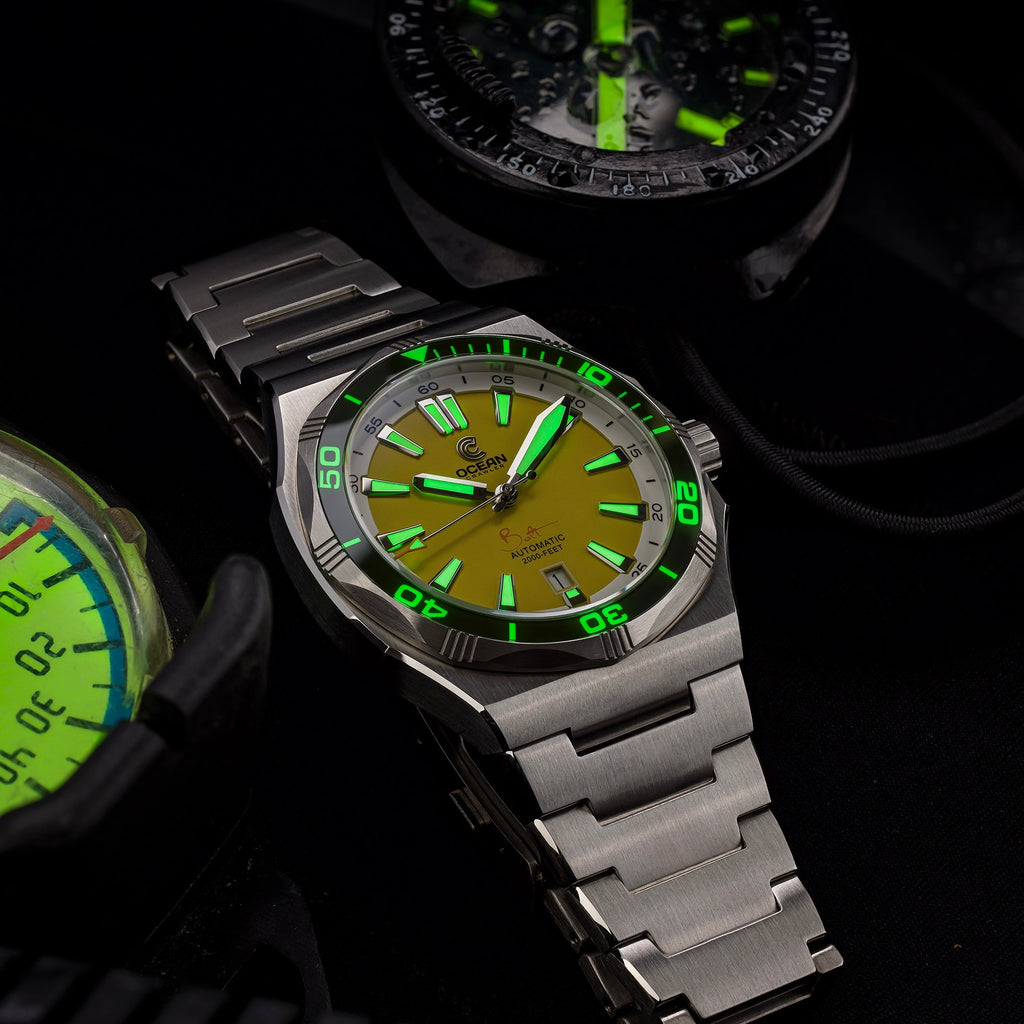 Ocean Crawler Bolt - Yellow – Ocean Crawler Watch Co.