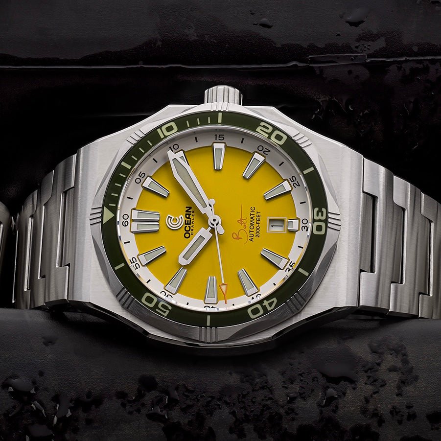 Ocean Crawler Bolt - Yellow – Ocean Crawler Watch Co.