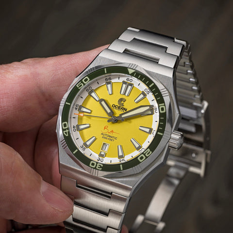 Ocean Crawler Bolt - Yellow – Ocean Crawler Watch Co.