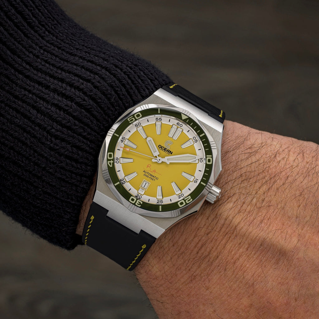 Ocean Crawler Bolt - Yellow – Ocean Crawler Watch Co.
