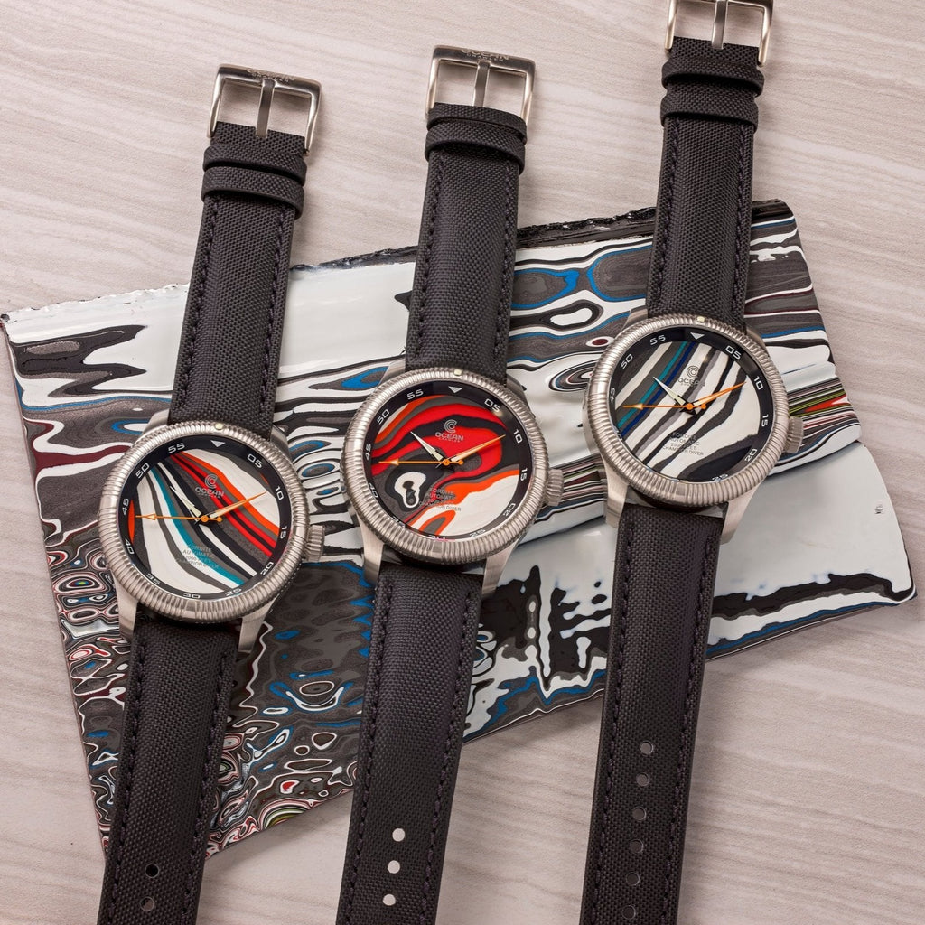 Ocean Crawler Champion Diver - Fordite - Type C – Ocean Crawler Watch Co.