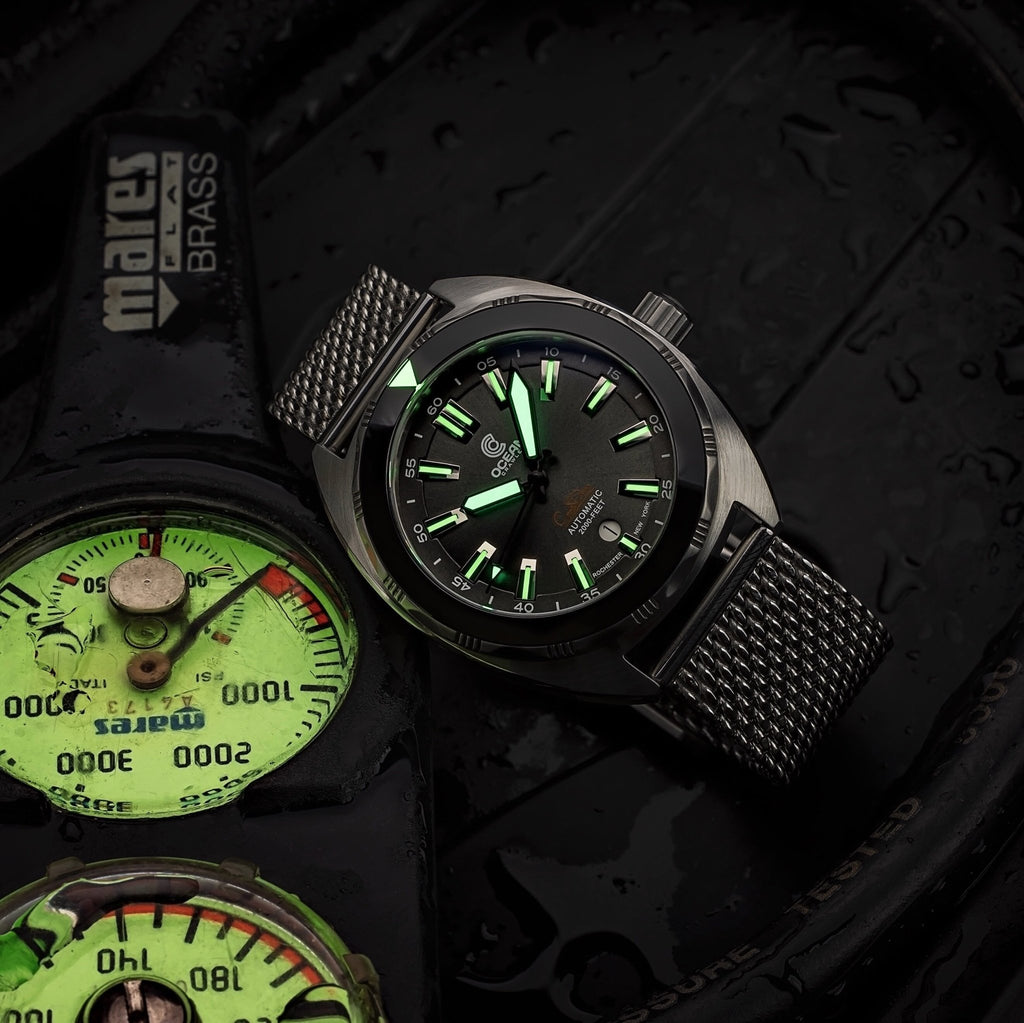 Ocean Crawler Core Diver - Blacked Out – Ocean Crawler Watch Co.