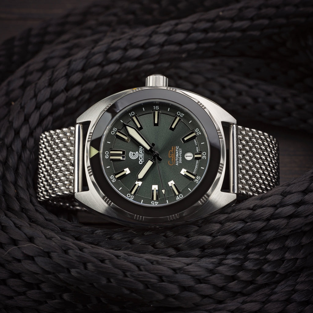 Ocean Crawler Core Diver - Blacked Out – Ocean Crawler Watch Co.