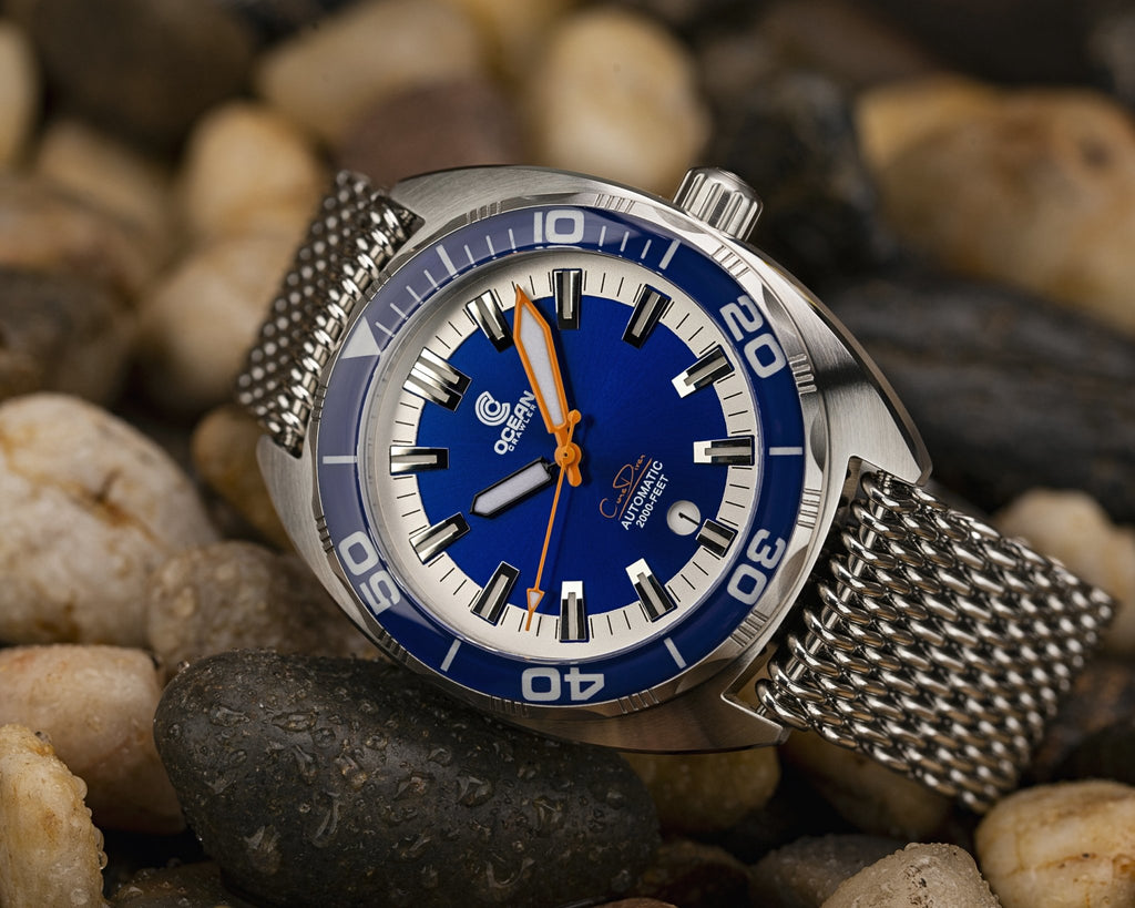 Ocean Crawler Core Diver - Blue/Blue – Ocean Crawler Watch Co.
