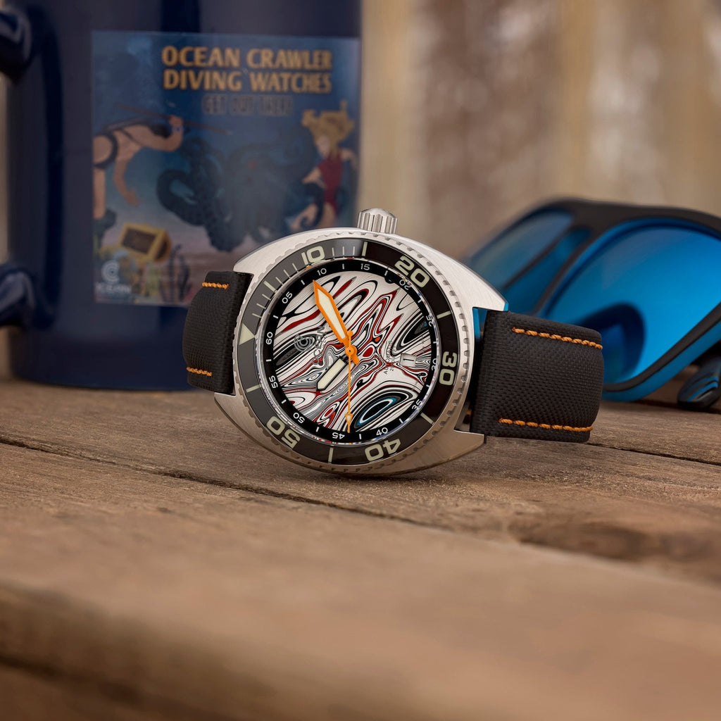Ocean Crawler Core Diver - Fordite - Type B – Ocean Crawler Watch Co.