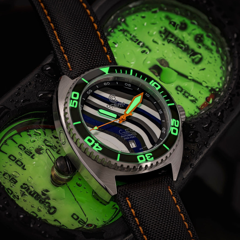 Ocean Crawler Core Diver - Fordite - Type C – Ocean Crawler Watch Co.