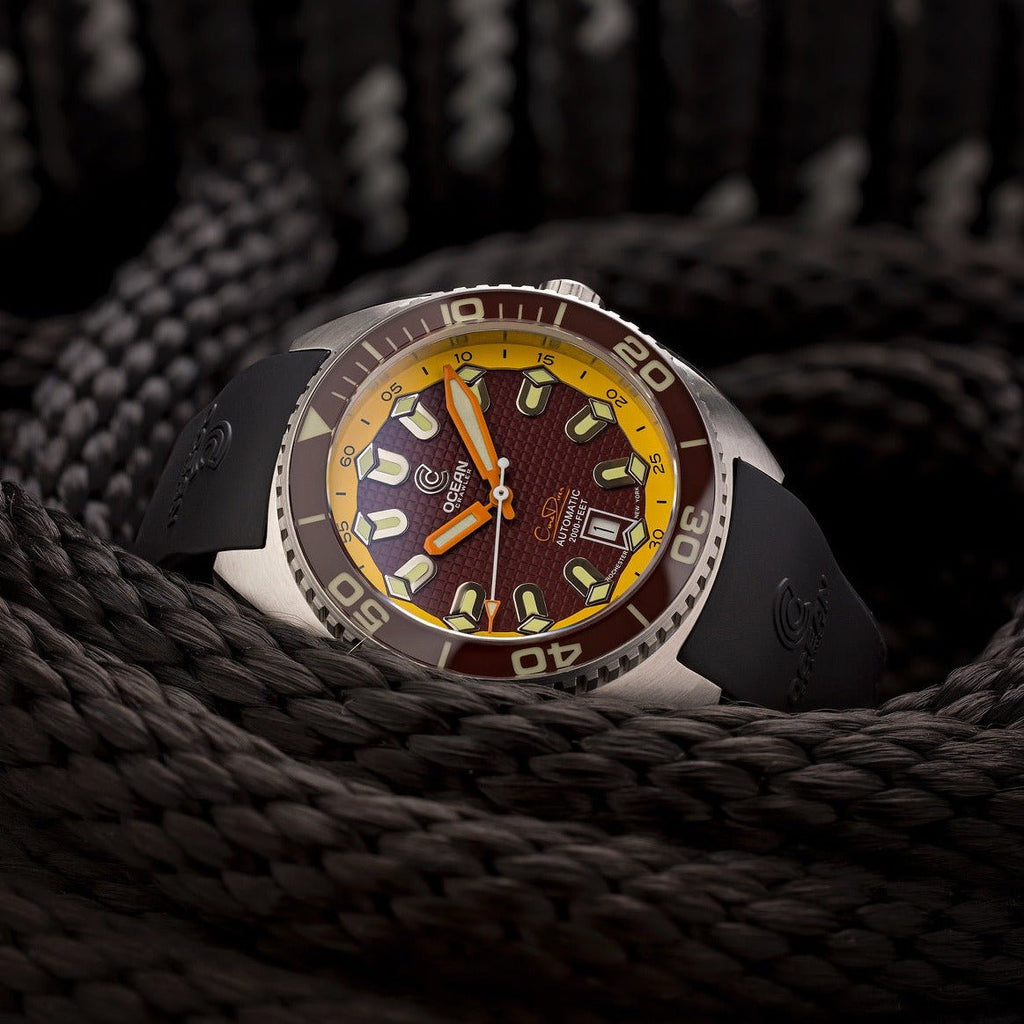 Ocean Crawler Core Diver - Sample Brown - SS – Ocean Crawler Watch Co.