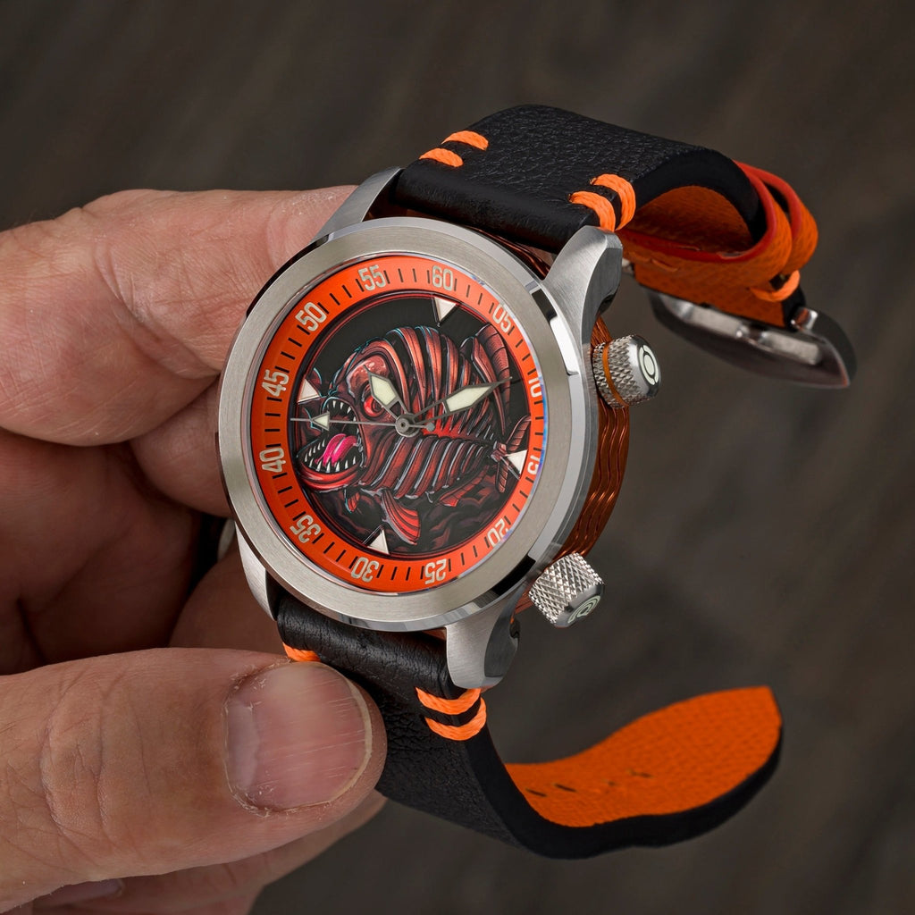 Ocean Crawler Piranha - Orange – Ocean Crawler Watch Co.