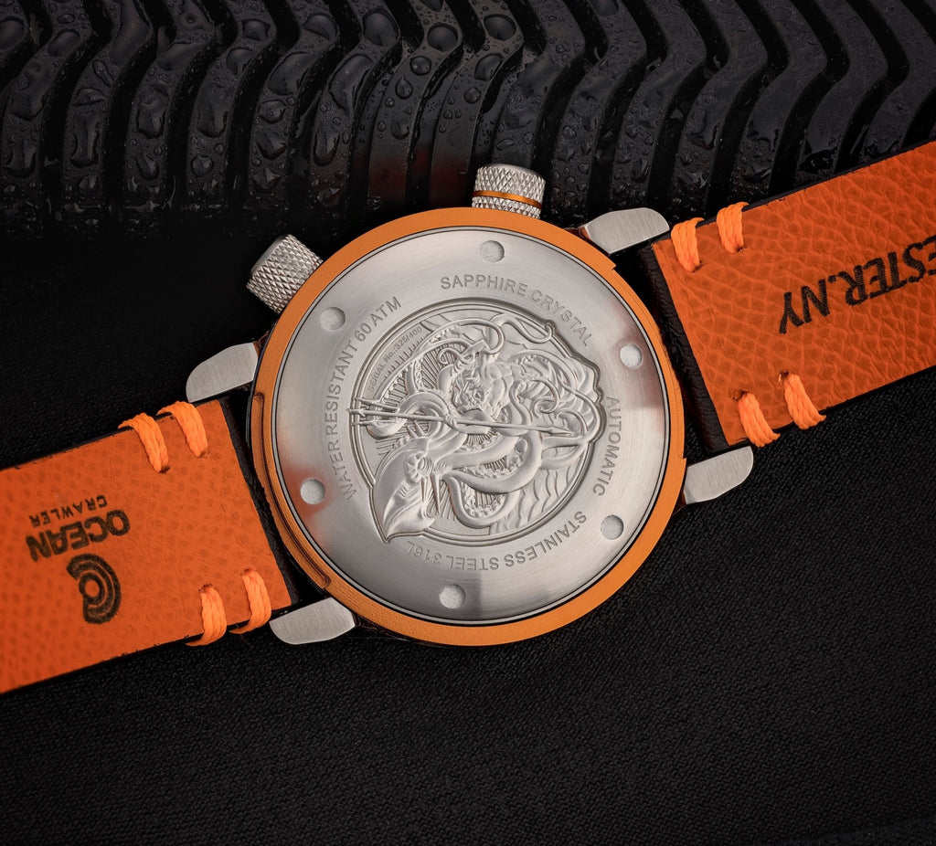 Ocean Crawler Piranha - Orange – Ocean Crawler Watch Co.